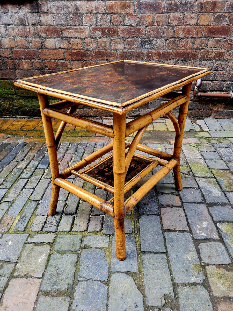Early 20th century anglo - japanese style bamboo table – InglewoodDesign